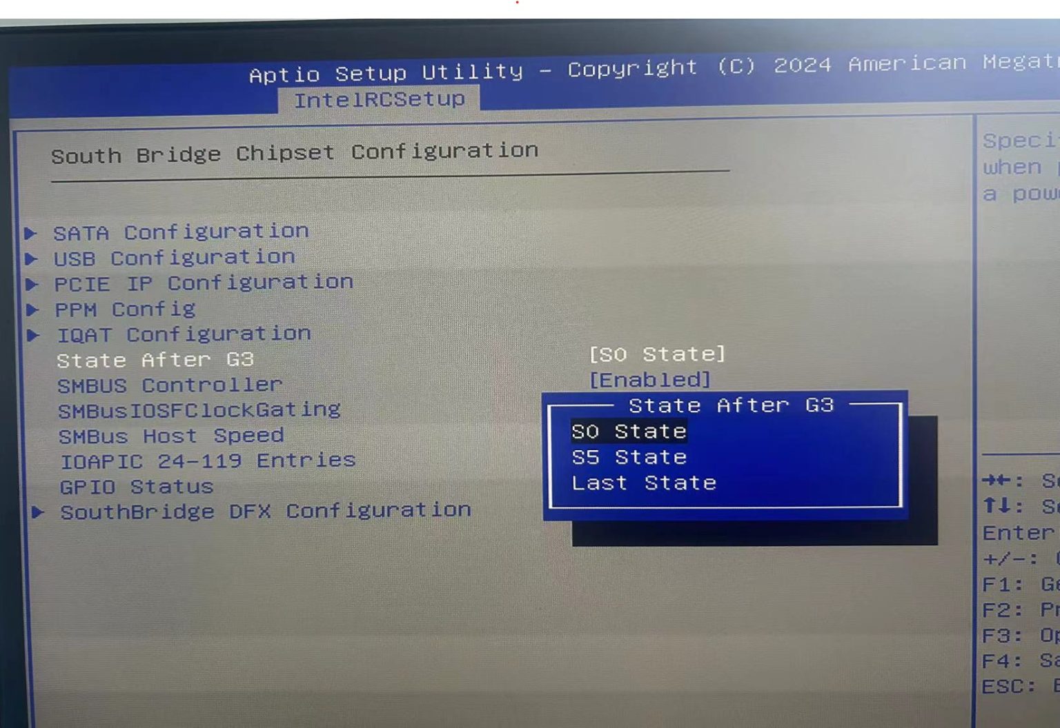 迈云达 M1 server BIOS 设置来电自启方法-迈云达